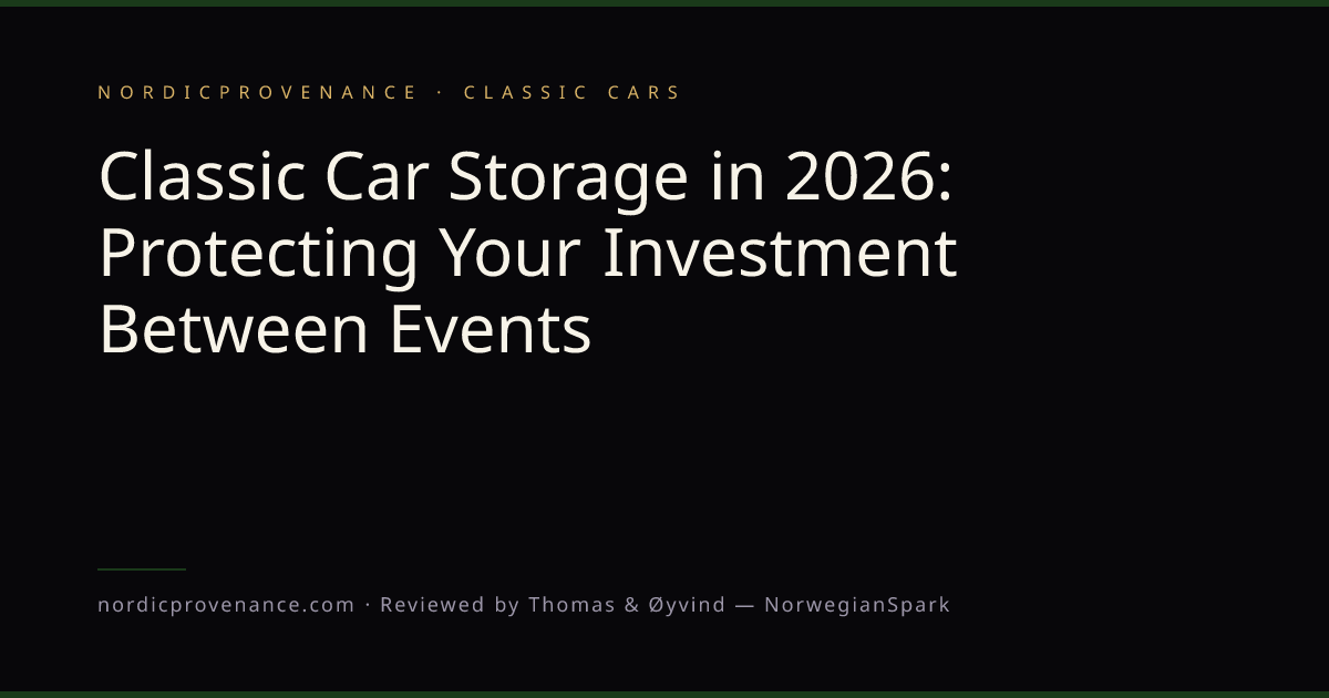 Classic Car Storage in 2026: Protecting Your Investment B ...